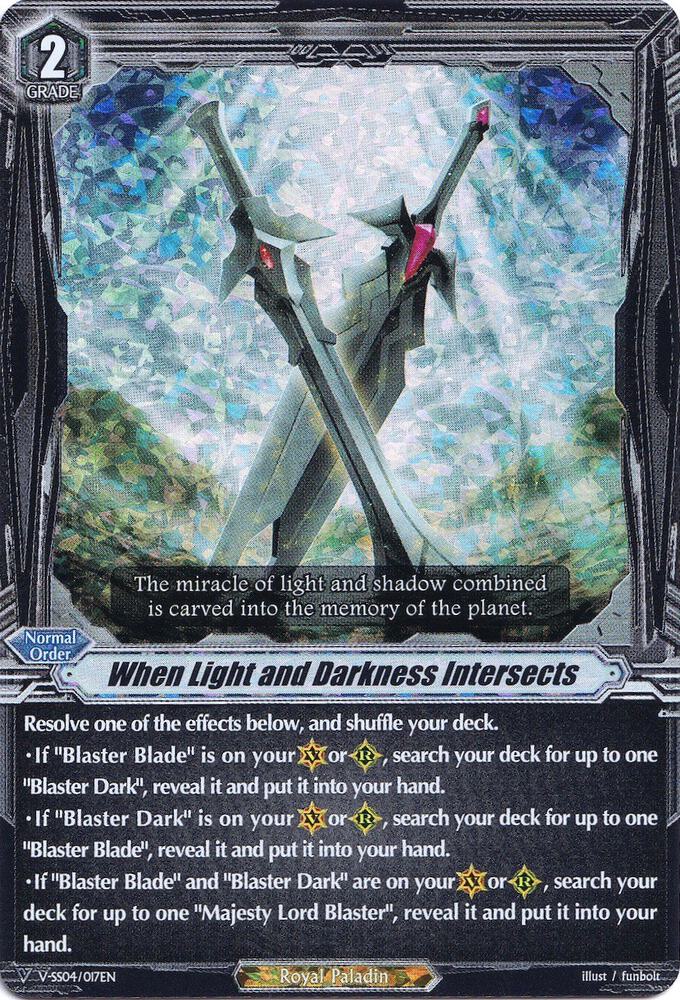 When Light and Darkness Intersects (RRR Foil) - V-SS04: Majesty Lord ...