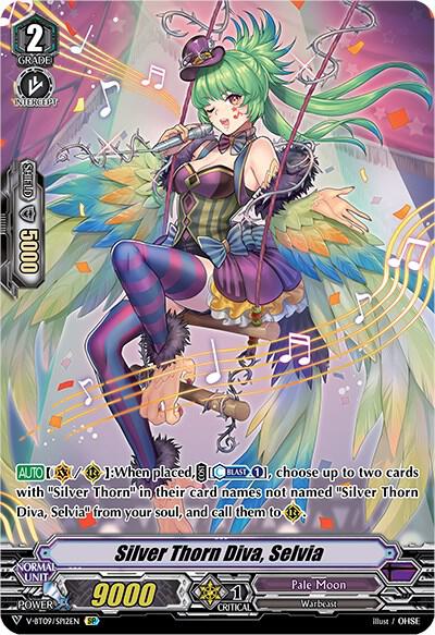 Silver Thorn Diva, Selvia (SP) - V-BT09: Butterfly d'Moonlight - Cardfight Vanguard