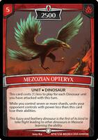 Mezozian Opteryx - Echoes of Hokken - Argent Saga TCG