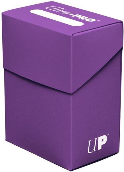 Solid Color Deck Box - Purple (No Front Logo) - Ultra Pro Deck Boxes ...