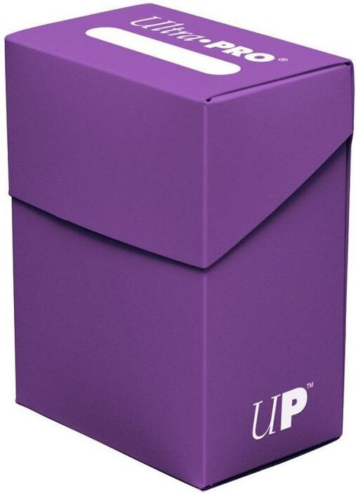 Solid Color Deck Box - Purple (No Front Logo) - Ultra Pro Deck Boxes ...