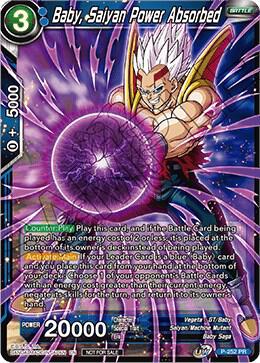 Baby, Saiyan Power Absorbed - Promotion Cards - Dragon Ball Super ...