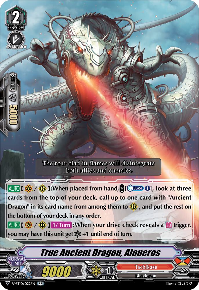 True Ancient Dragon, Aloneros - V-BT10: Phantom Dragon Aeon - Cardfight Vanguard - TCGplayer.com