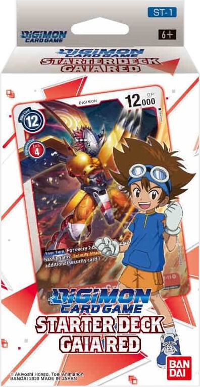 Gaia Red Starter Deck - Starter Deck 01: Gaia Red - Digimon Card Game ...