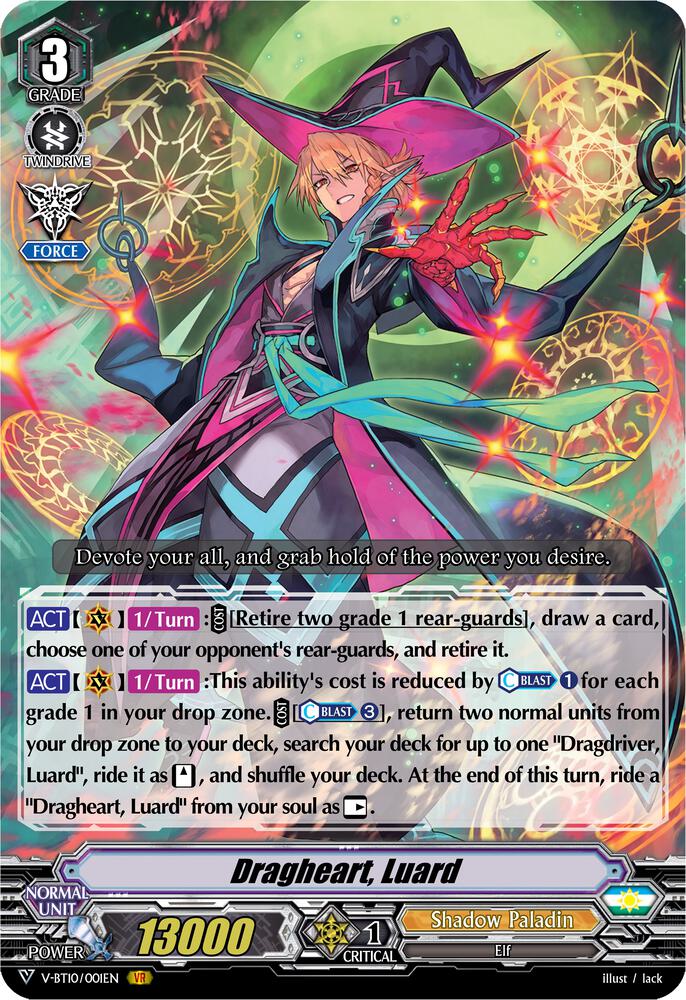 Dragheart, Luard - V-BT10: Phantom Dragon Aeon - Cardfight Vanguard - TCGplayer.com