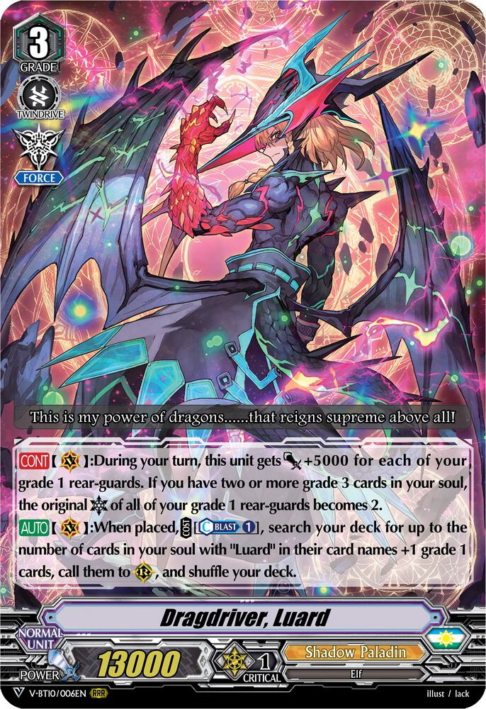 Dragdriver, Luard - V-BT10: Phantom Dragon Aeon - Cardfight Vanguard - TCGplayer.com