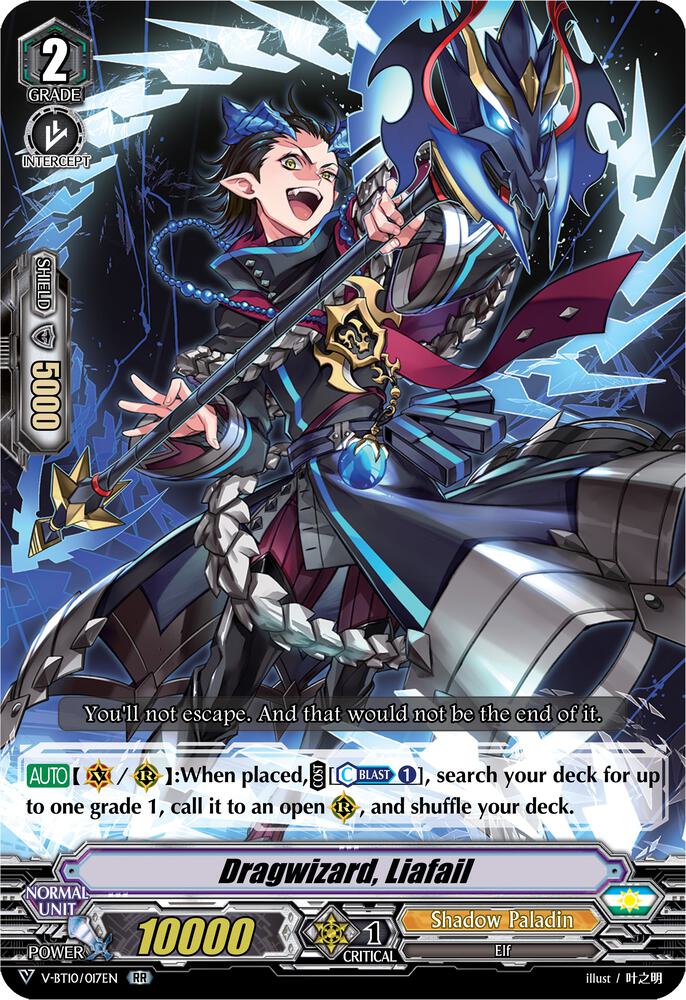Dragwizard, Liafail - V-BT10: Phantom Dragon Aeon - Cardfight Vanguard