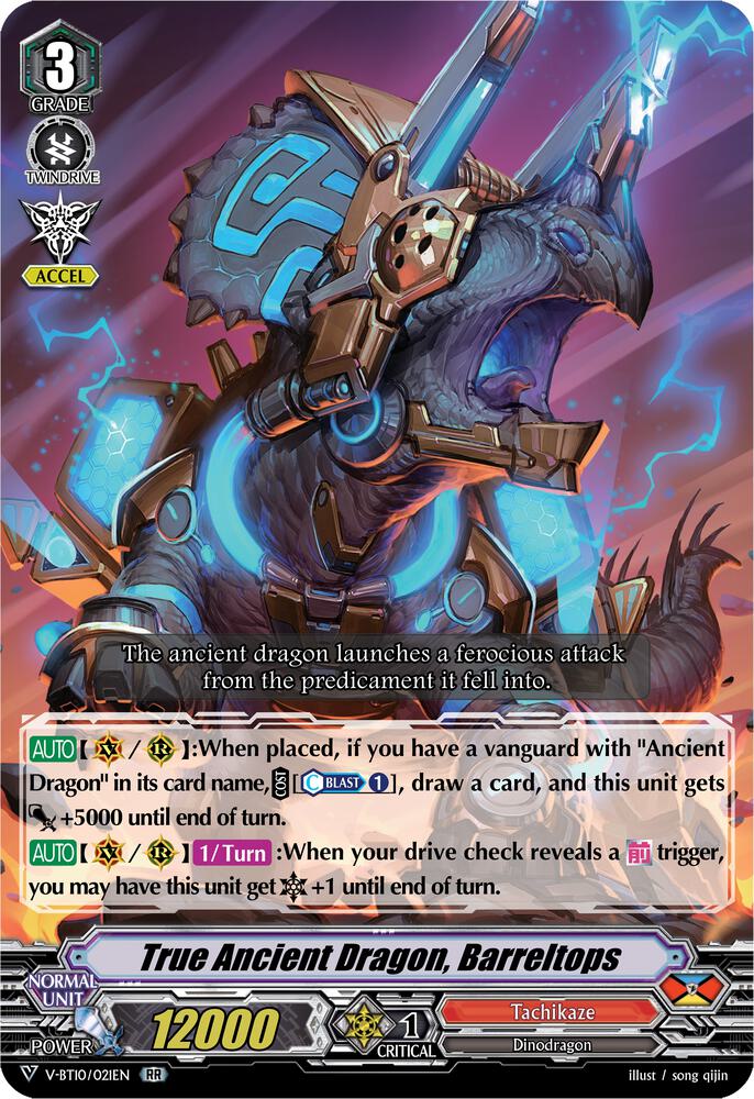 True Ancient Dragon, Barreltops - V-BT10: Phantom Dragon Aeon - Cardfight Vanguard - TCGplayer.com