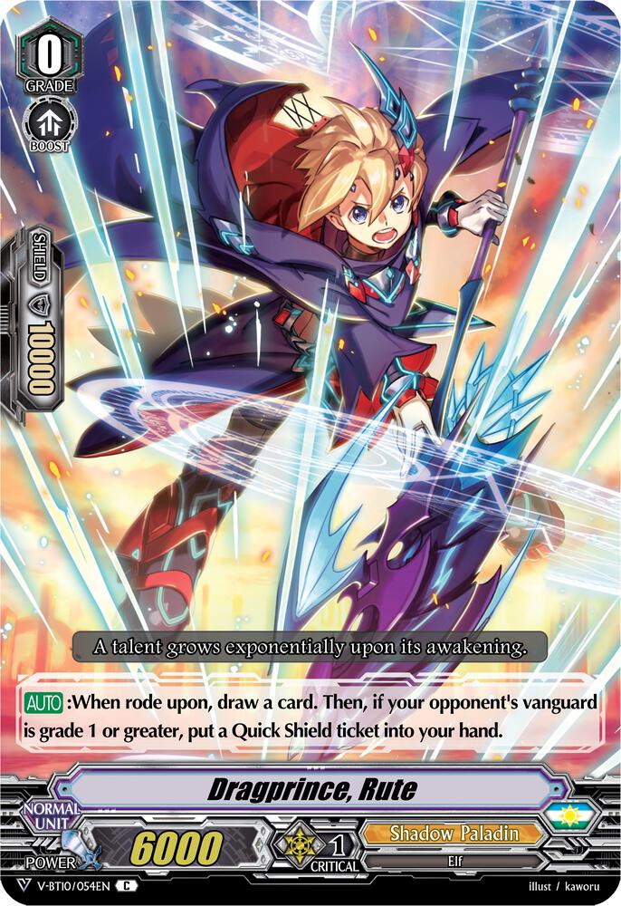 Dragprince, Rute - V-BT10: Phantom Dragon Aeon - Cardfight Vanguard - TCGplayer.com