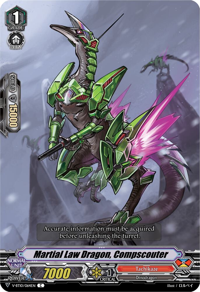 Martial Law Dragon, Compscouter - V-BT10: Phantom Dragon Aeon - Cardfight Vanguard