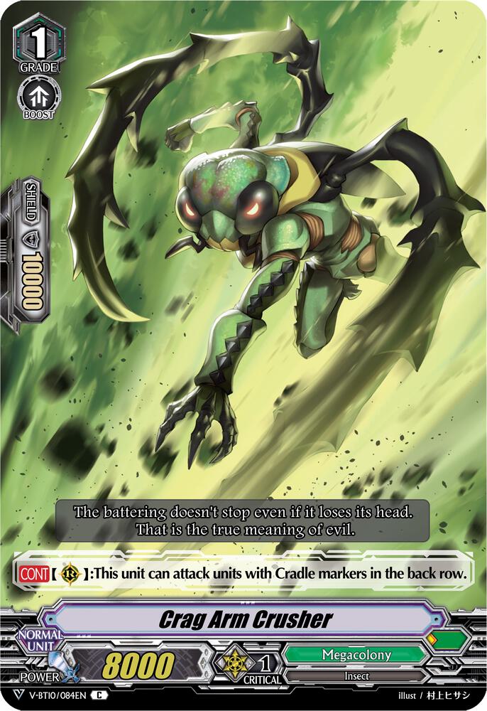 Crag Arm Crusher - V-BT10: Phantom Dragon Aeon - Cardfight Vanguard