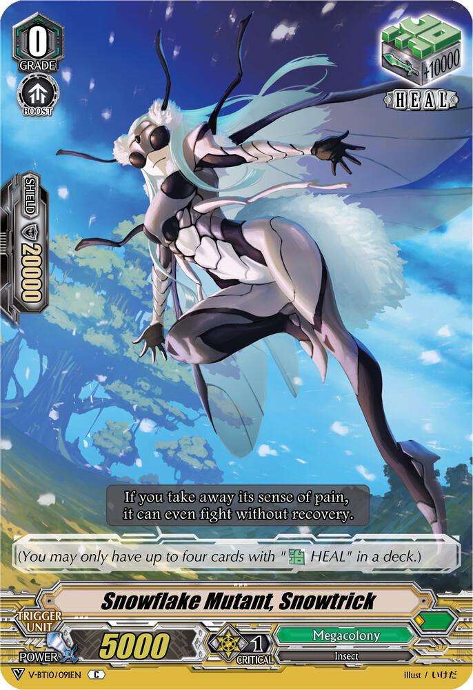 Snowflake Mutant, Snowtrick - V-BT10: Phantom Dragon Aeon - Cardfight Vanguard