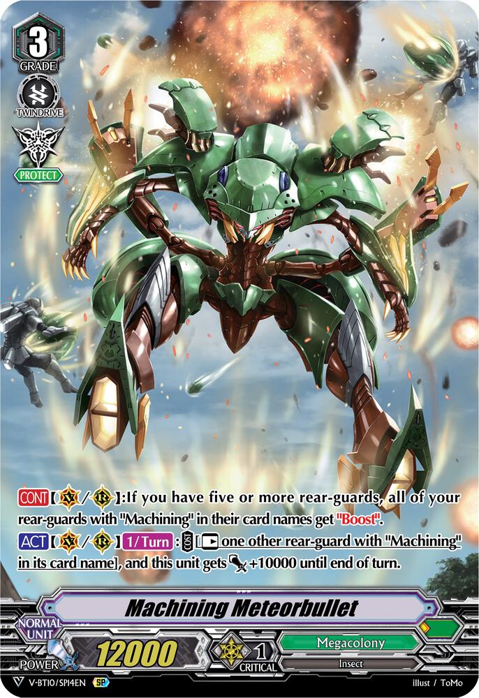 Machining Meteorbullet (SP) - V-BT10: Phantom Dragon Aeon - Cardfight Vanguard