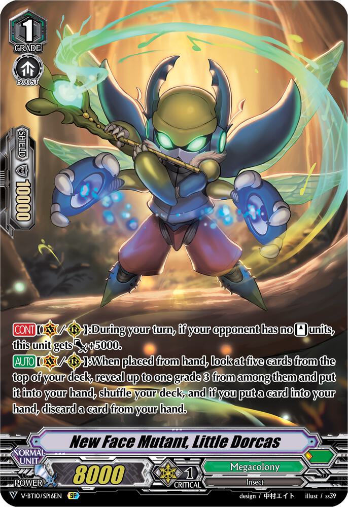 New Face Mutant, Little Dorcas (SP) - V-BT10: Phantom Dragon Aeon - Cardfight Vanguard