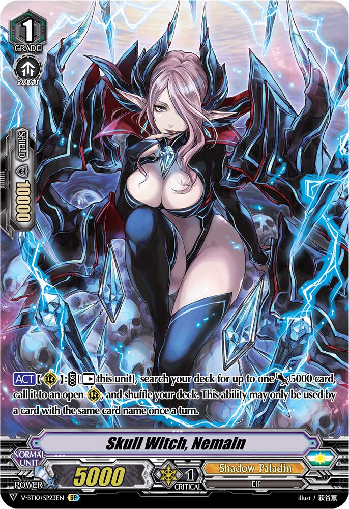 Skull Witch, Nemain (SP) - V-BT10: Phantom Dragon Aeon - Cardfight Vanguard - TCGplayer.com