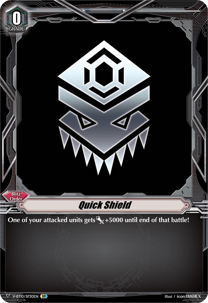 Quick Shield (Tachikaze) (SP) - V-BT10: Phantom Dragon Aeon - Cardfight Vanguard
