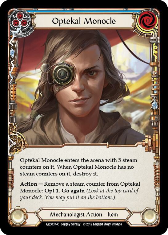 Optekal Monocle - Arcane Rising - Flesh and Blood TCG - TCGplayer.com
