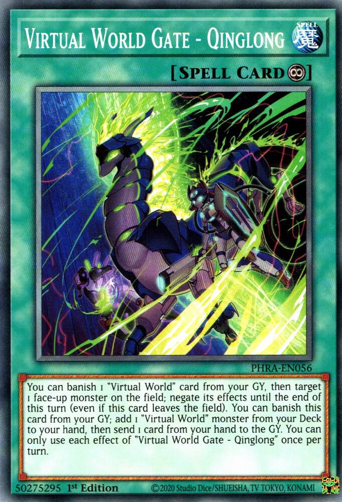Virtual World Gate - Qinglong - Phantom Rage - YuGiOh - TCGplayer.com