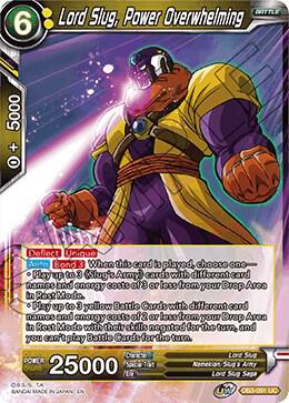 Lord Slug, Power Overwhelming - Draft Box 06 - Giant Force - Dragon ...
