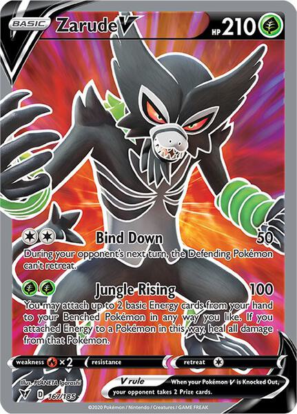Zarude V (Full Art) - SWSH04: Vivid Voltage - Pokemon - TCGplayer.com