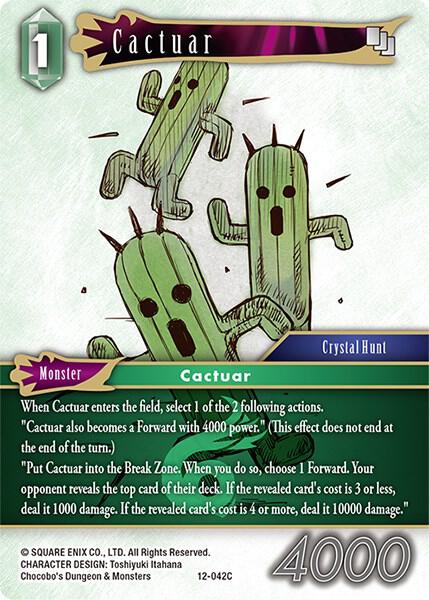 Cactuar - Opus XII - Final Fantasy TCG - TCGplayer.com