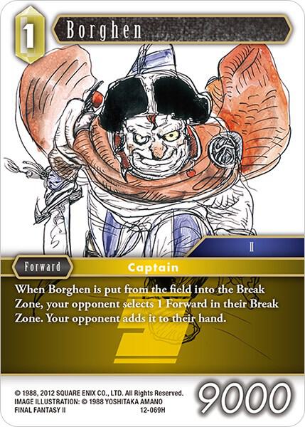 Borghen - Opus XII - Final Fantasy TCG - TCGplayer.com