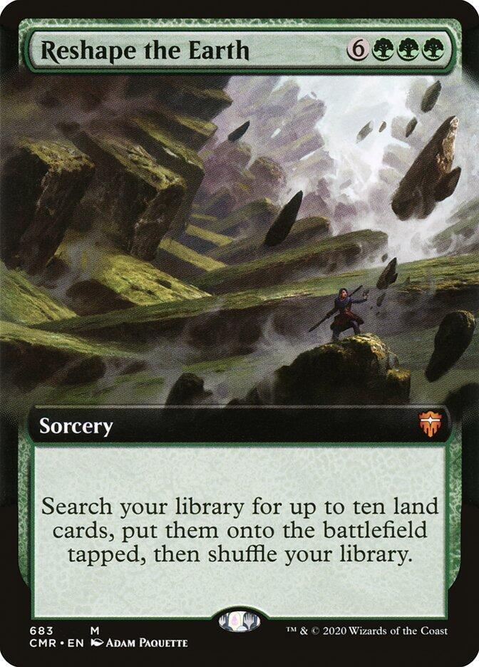 Reshape the Earth (Extended Art) - Commander Legends - Magic: The ...