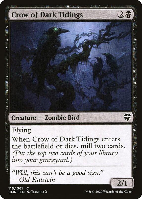 Crow of Dark Tidings - Commander Legends - Magic: The Gathering ...