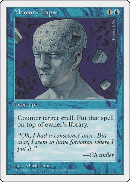 Memory Lapse - Fifth Edition - Magic: The Gathering