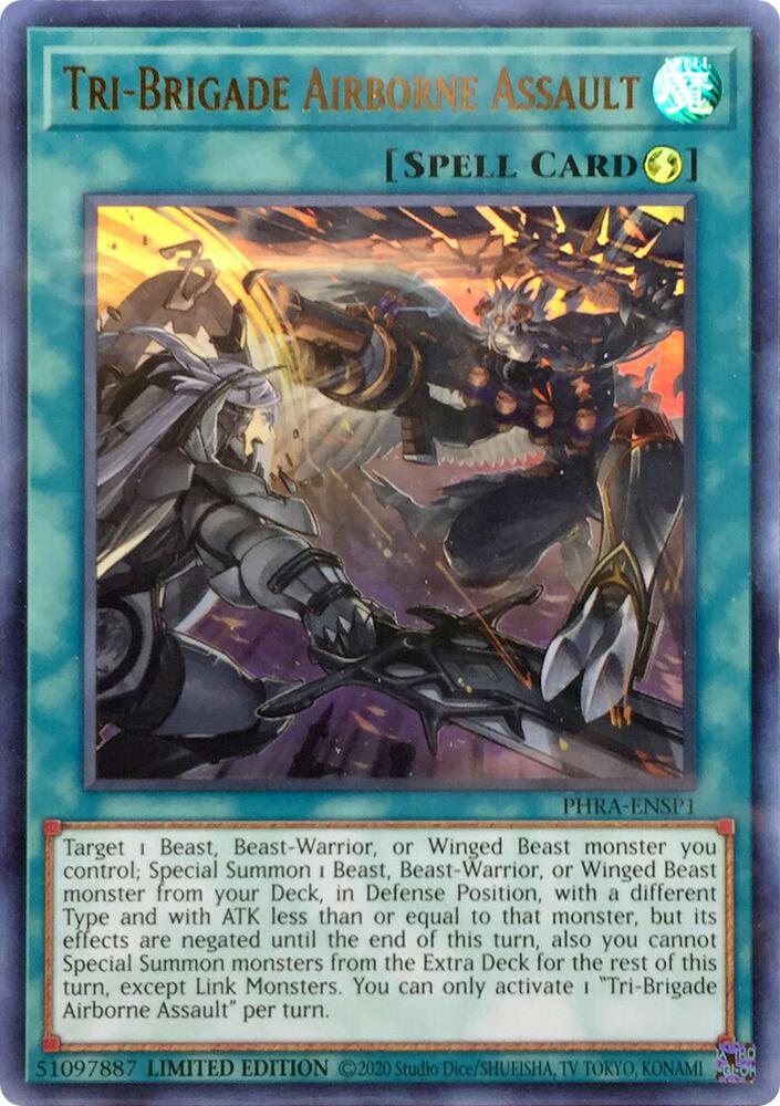 Tri-Brigade Airborne Assault (UR) (PHRA-ENSP1) - Phantom Rage - YuGiOh ...
