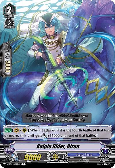Kelpie Rider, Biron - V-BT11: Storm of the Blue Cavalry - Cardfight Vanguard - TCGplayer.com