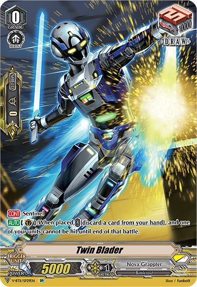 Twin Blader (SP) - V-BT11: Storm of the Blue Cavalry - Cardfight Vanguard