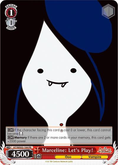 Marceline: Let's Play! - Adventure Time - Weiss Schwarz