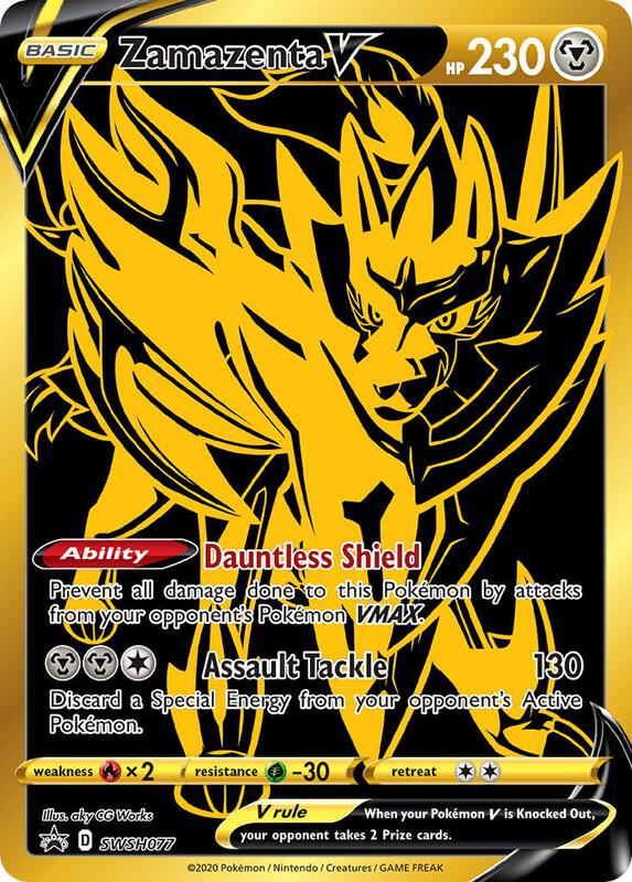 Zamazenta V (Secret) - SWSH01: Sword & Shield Base Set - Pokemon ...