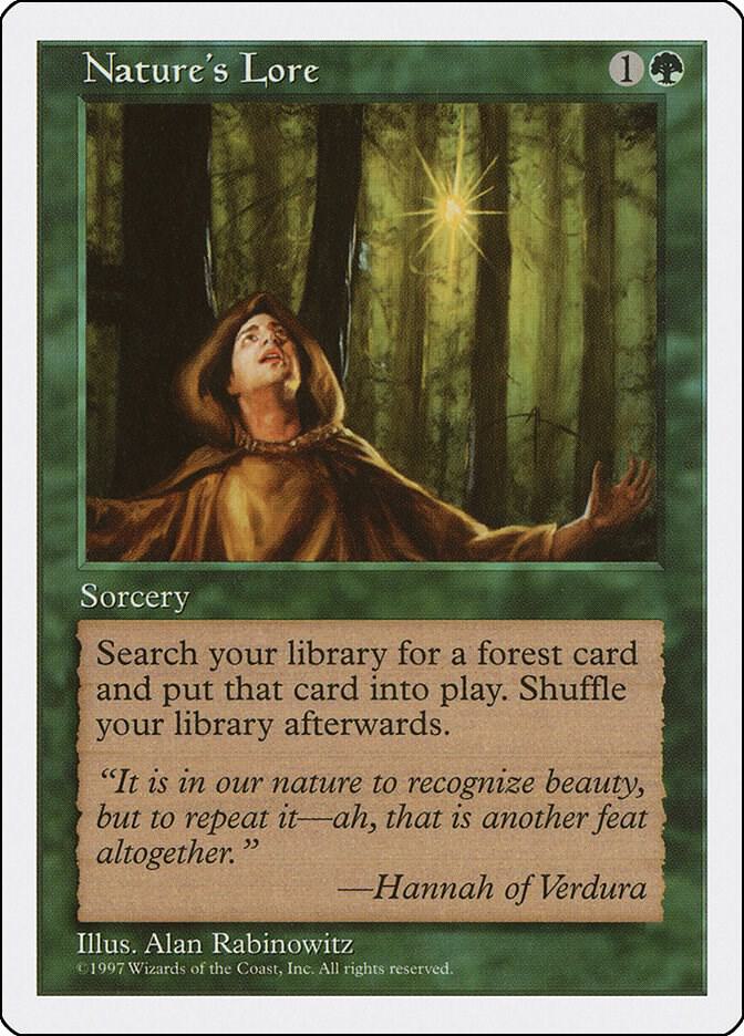 Nature's Lore - Fifth Edition - Magic: The Gathering - TCGplayer.com
