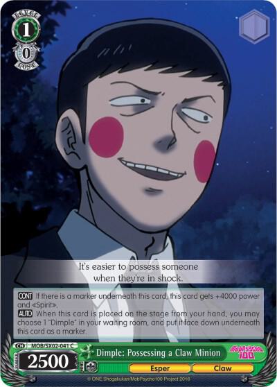 Dimple: Possessing a Claw Minion - Mob Psycho 100 - Weiss Schwarz ...