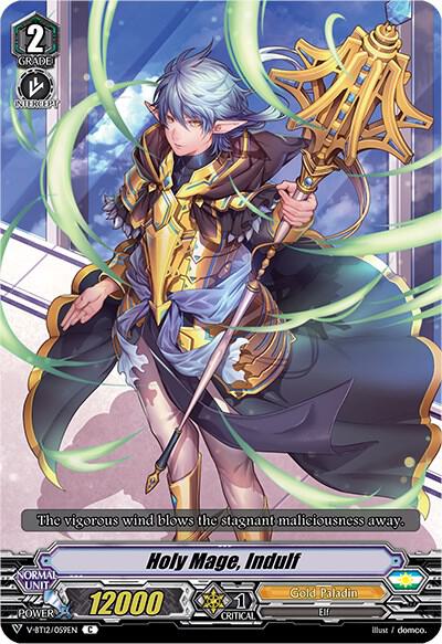 Holy Mage, Indulf - V-BT12: Divine Lightning Radiance - Cardfight Vanguard