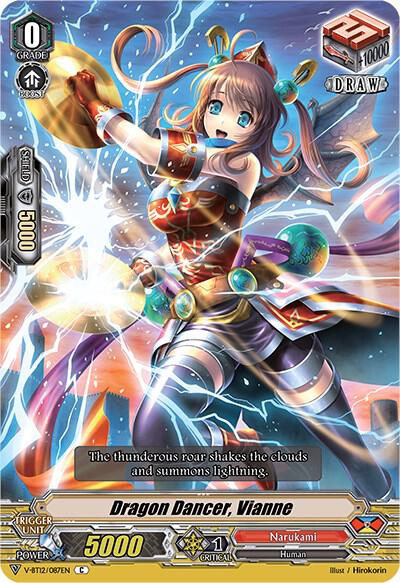 Dragon Dancer, Vianne - V-BT12: Divine Lightning Radiance - Cardfight ...