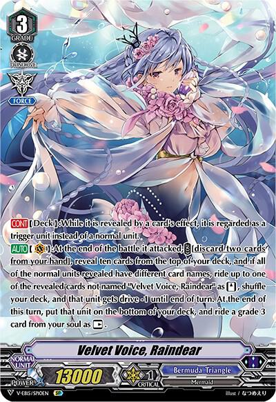 Velvet Voice, Raindear (SP) - V-EB15: Twinkle Melody - Cardfight Vanguard - TCGplayer.com