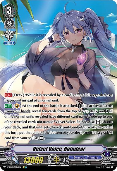 Velvet Voice, Raindear (Swimsuit SP) - V-EB15: Twinkle Melody - Cardfight Vanguard - TCGplayer.com