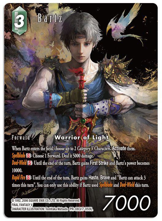 Bartz (Full Art) - FF: Promo Cards - Final Fantasy TCG - TCGplayer.com