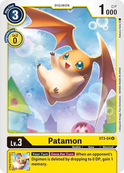 Patamon - Starter Deck 03: Heaven's Yellow - Digimon Card Game ...