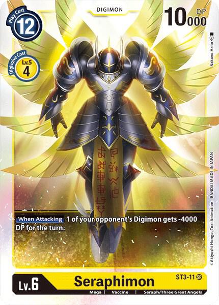 Seraphimon - Starter Deck 03: Heaven's Yellow - Digimon Card Game - TCGplayer.com