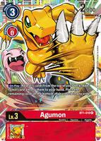 Agumon - BT1-010 (Dash Pack Ver. 1.0) - Release Special Booster 1.0 - Digimon Card Game