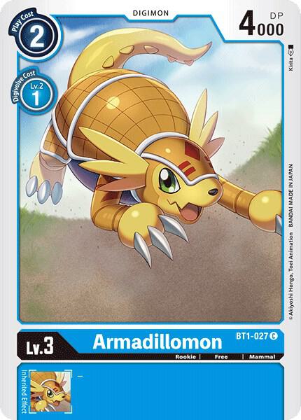 Armadillomon - BT1-027 - Release Special Booster 1.0 - Digimon Card Game
