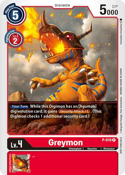 Greymon - P-010 - Digimon Promotion Cards - Digimon Card Game - TCGplayer.com