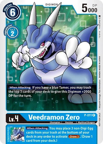 Veedramon Zero - P-011 - Digimon Promotion Cards - Digimon Card Game ...
