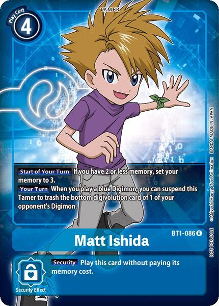 Matt Ishida - BT1-086 (Box Topper) - Release Special Booster 1.0 ...