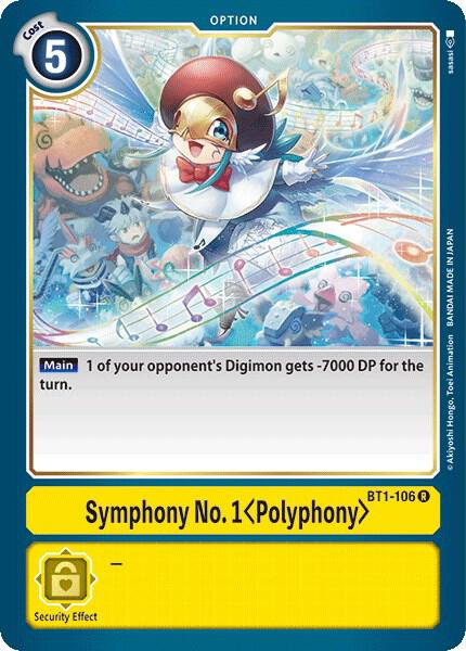 Symphony No. 1 (Polyphony) - Release Special Booster 1.0 - Digimon Card ...