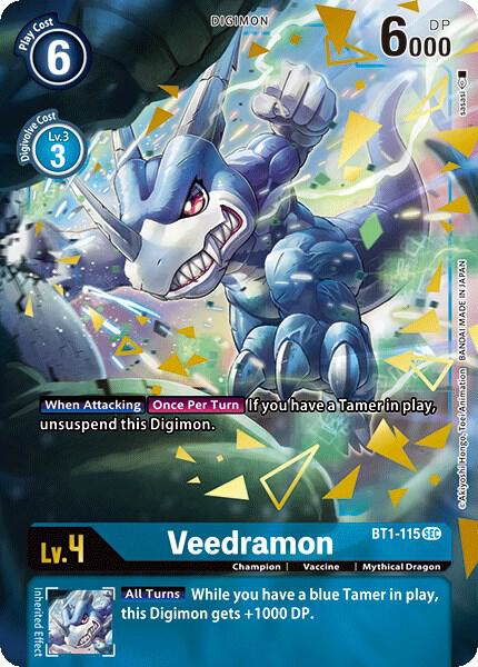 Veedramon (Secret Rare) (Alternate Art) - Release Special Booster 1.0 ...